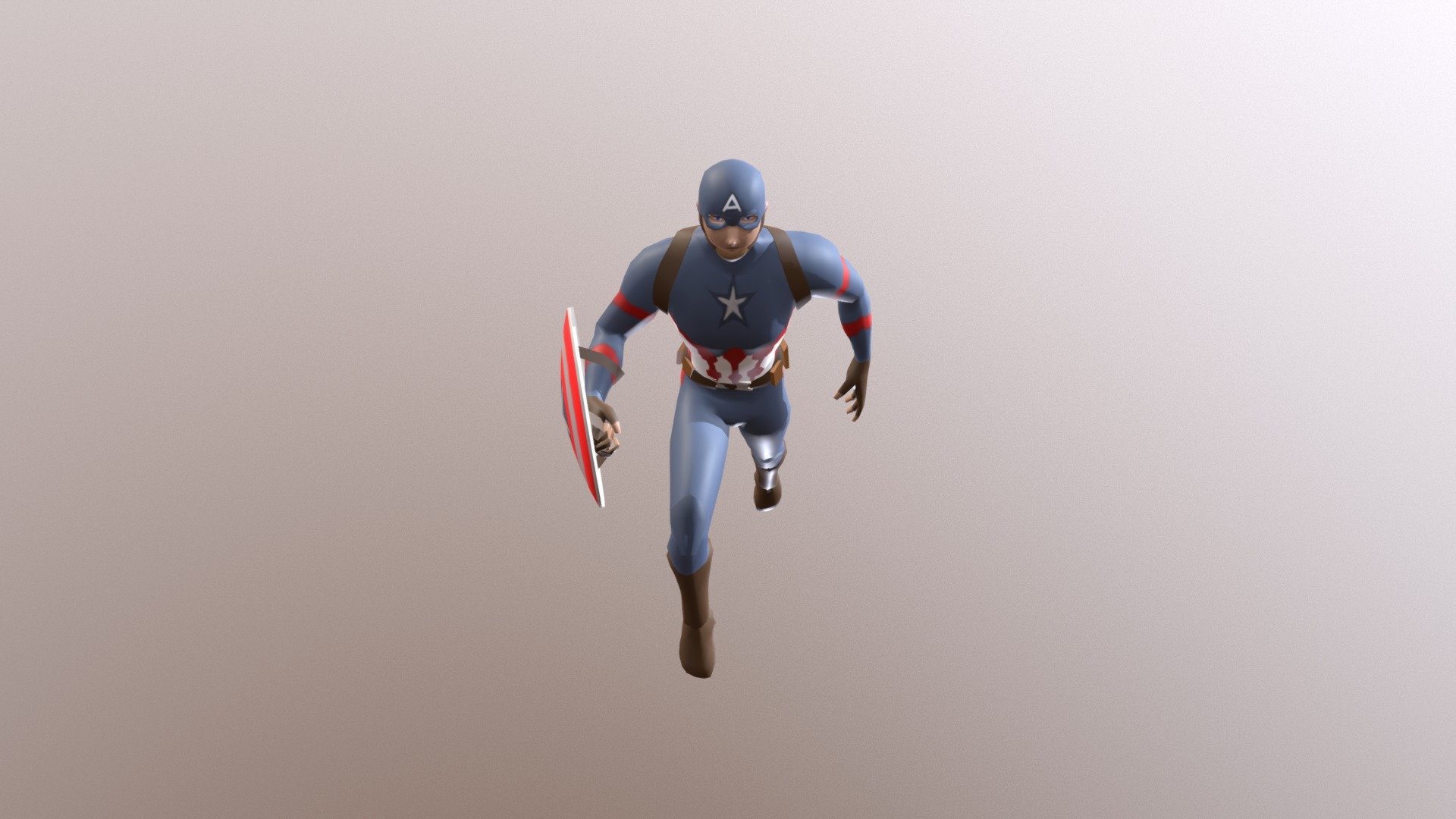 Captain America(post) - 3D model by Ryan123 [9806d54] - Sketchfab