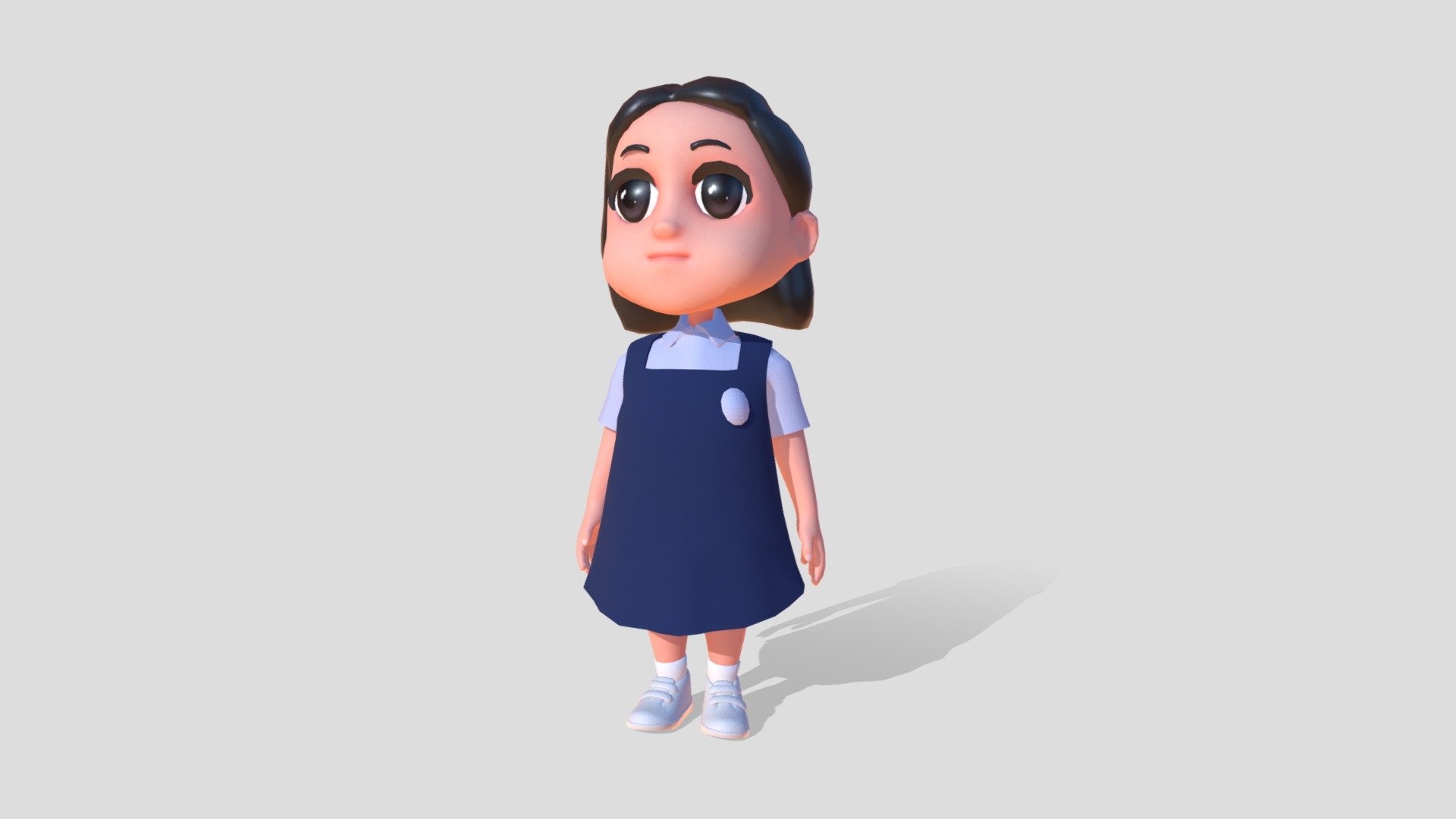 Female Student - 3D model by STB-TC [9807f9c] - Sketchfab