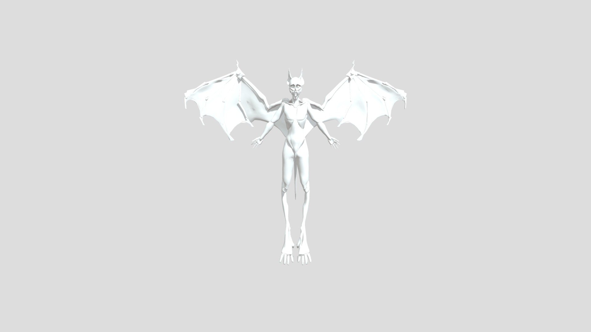 Blockout Bat Final - 3D model by KarCRmz [9808ff7] - Sketchfab
