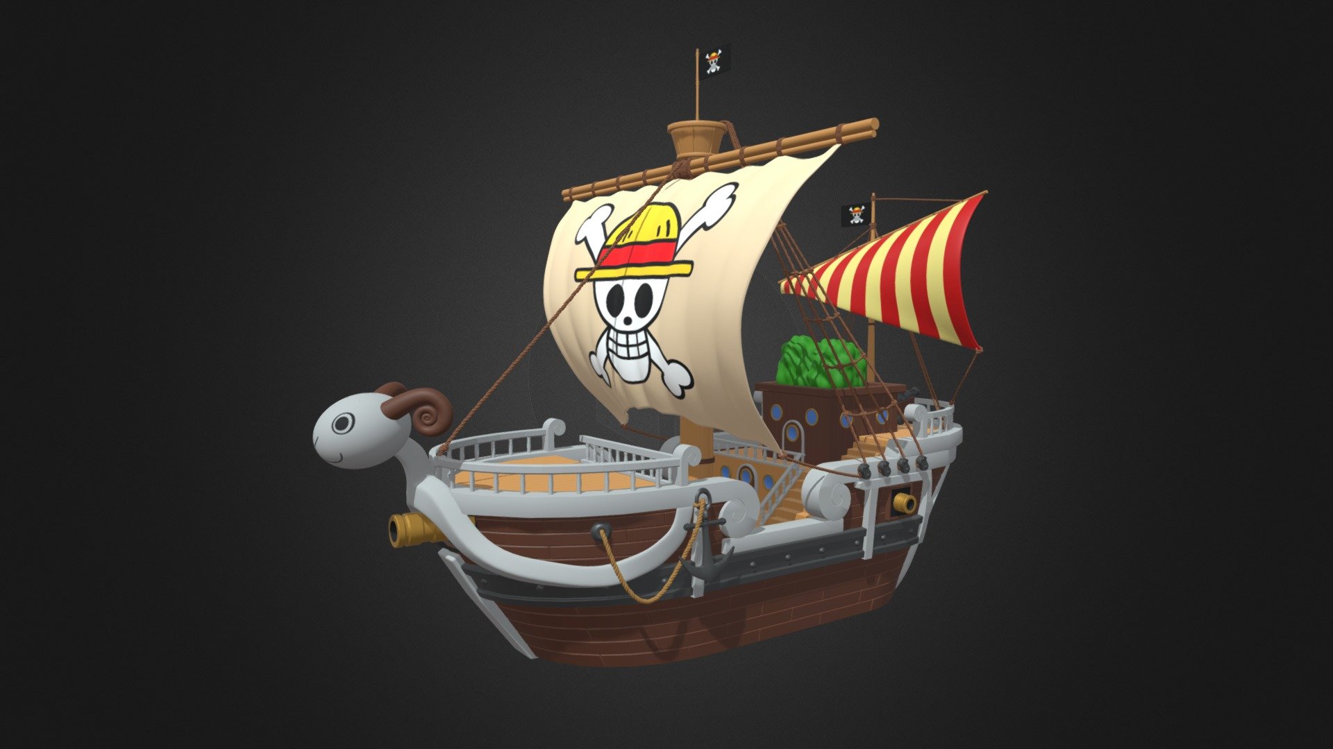 Going Merry One Piece - Buy Royalty Free 3D model by Raja Arnold ...
