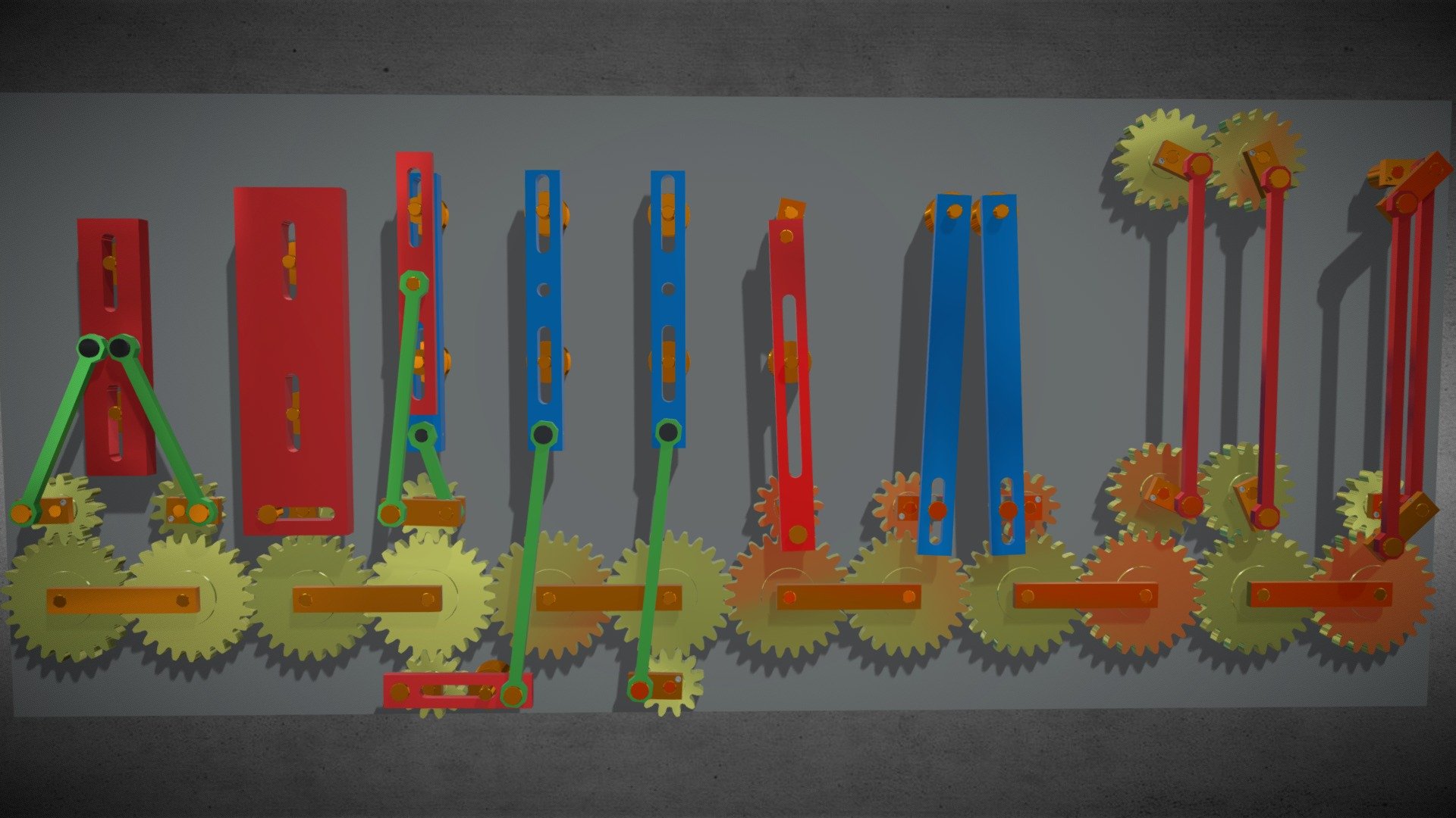 Gears Exhibition Mechanism - Download Free 3D model by trinityscsp ...
