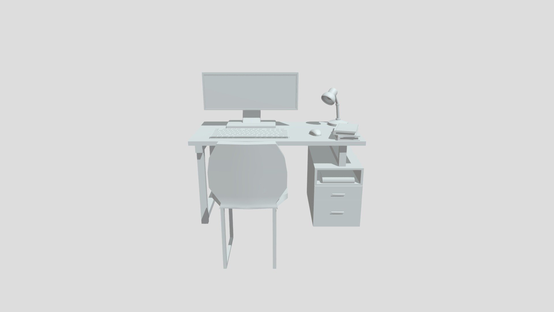Pre-Texture/Smoothed Final Desk Model - Group 2 - 3D model by miralemb ...