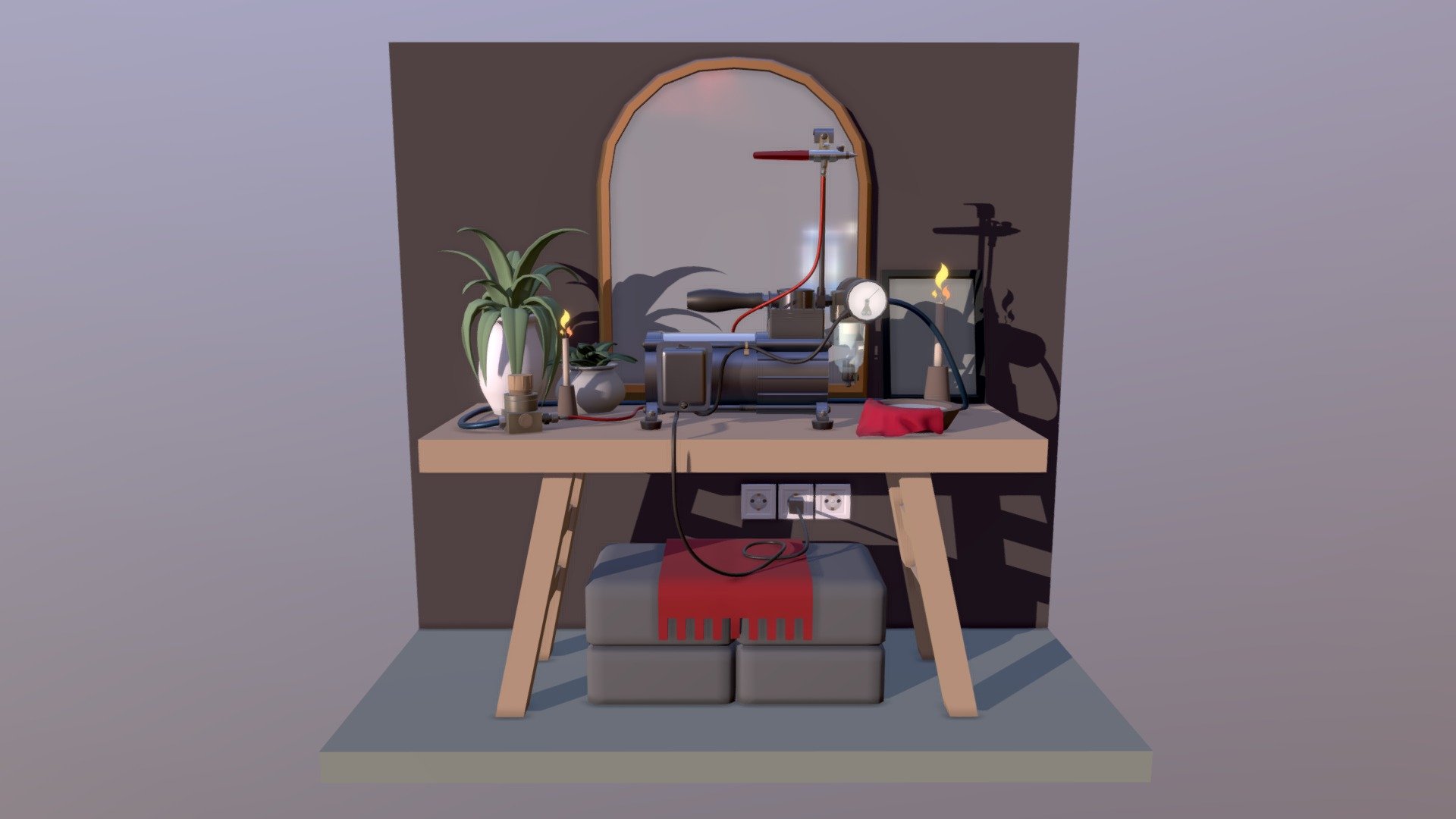 Blocking - Download Free 3D model by okiochan (@okio) [980c55f] - Sketchfab