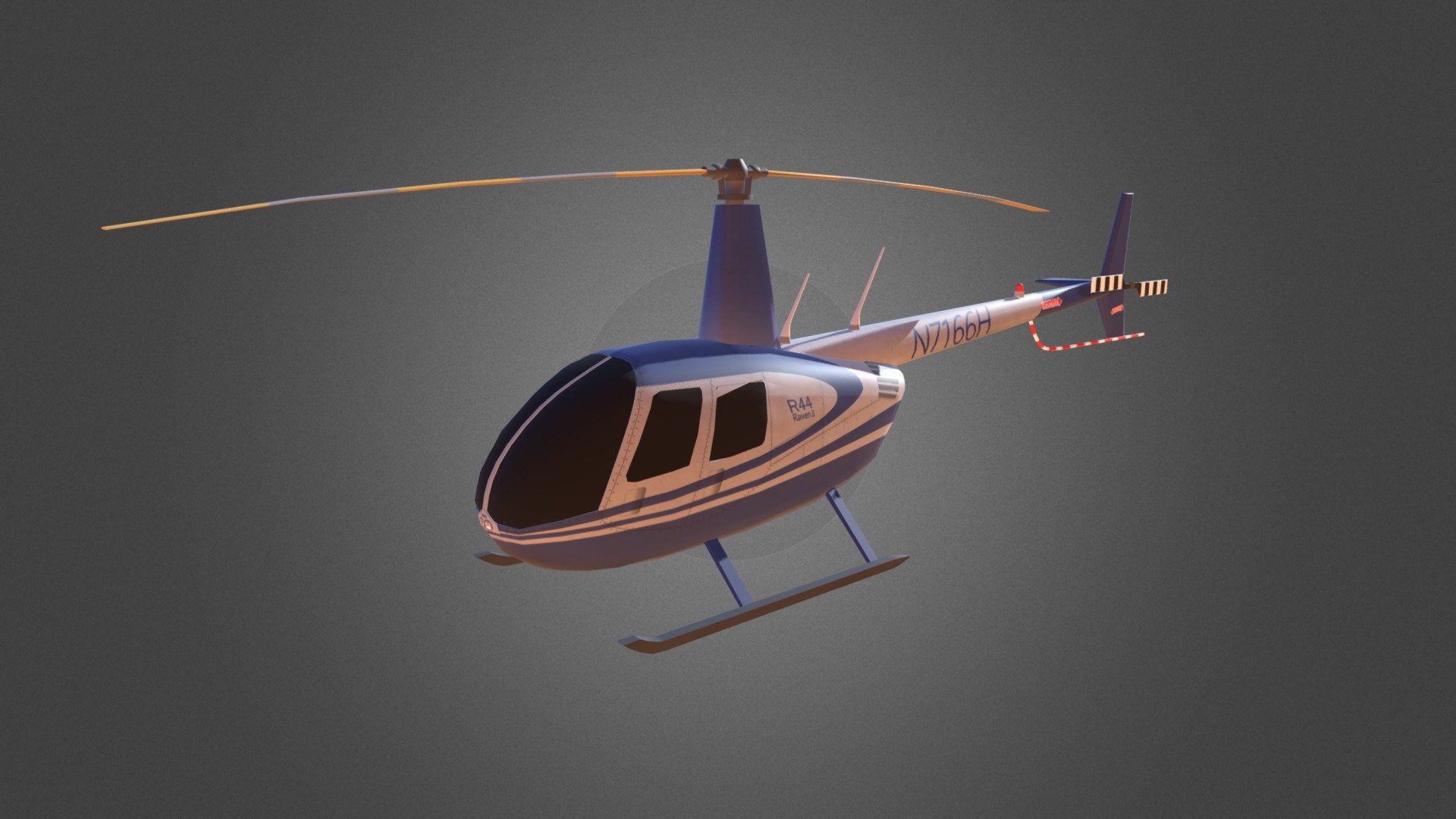 Robinson R44 - 3D model by BradleyKeats [980ca01] - Sketchfab