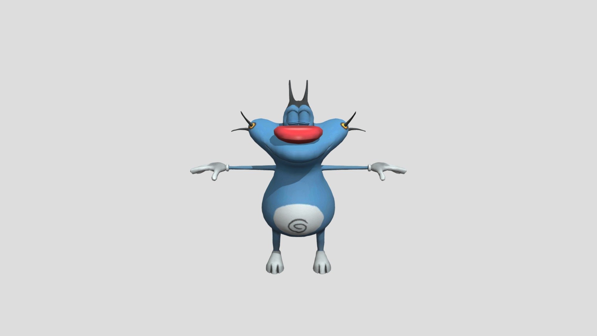 Oggy From Oggy 3D Run - Download Free 3D model by svatoclavg1 [980d993 ...