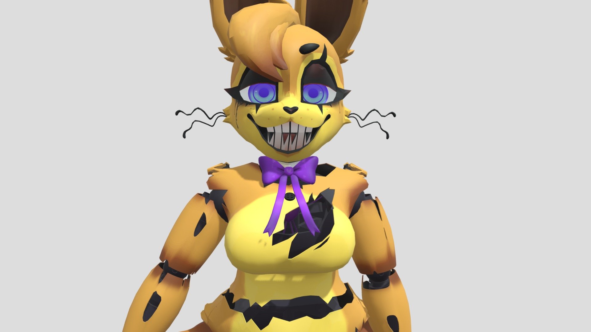 withered Spring Bonniebell no rig xd - Download Free 3D model by ...