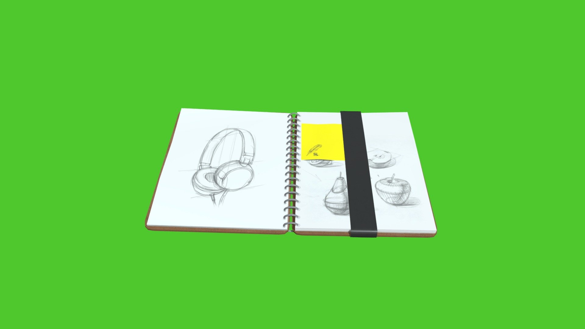 Notebook - Download Free 3D model by teacherap123 [98105b4] - Sketchfab