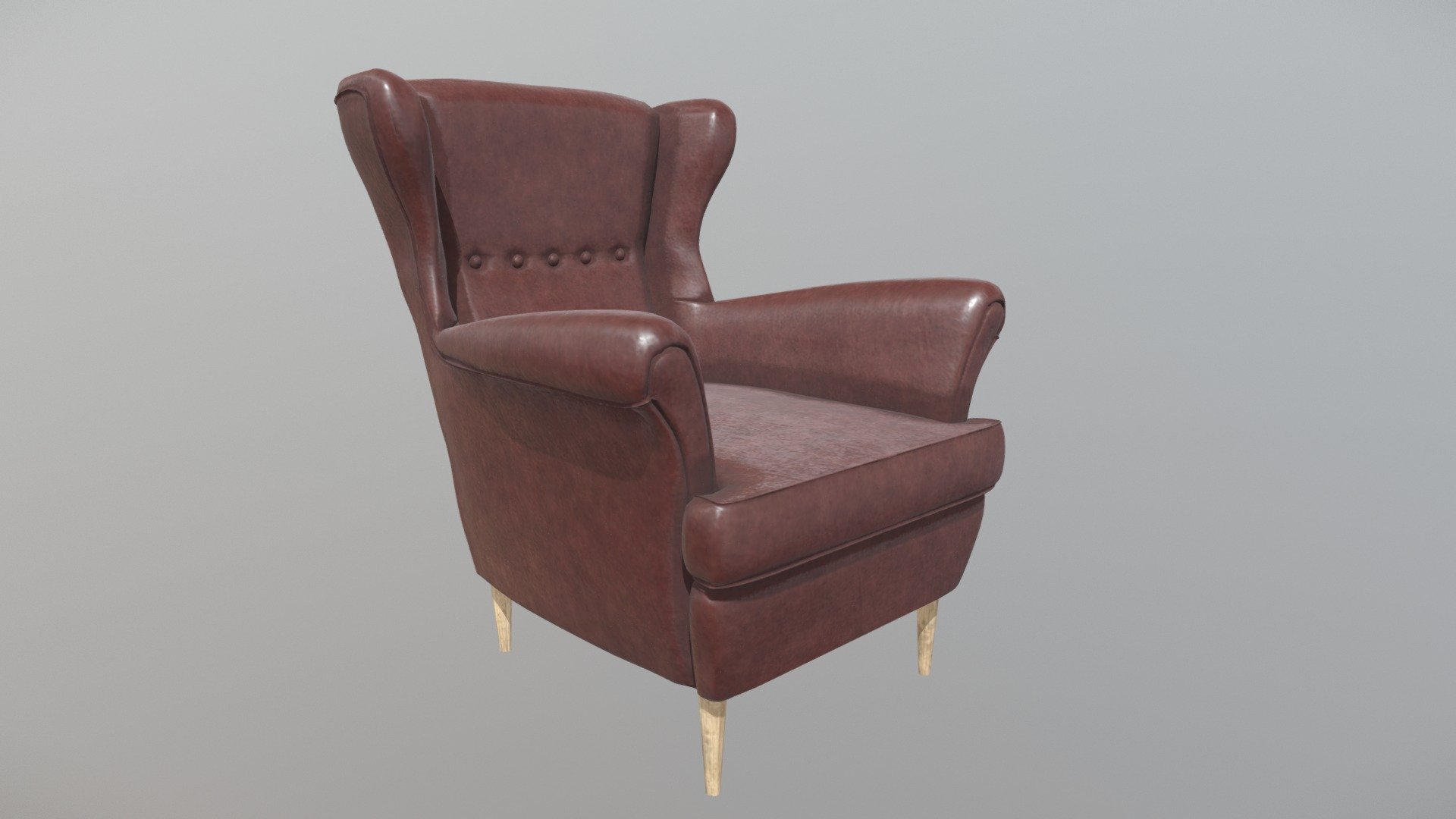 Ikea Strandmon Sofa - 3D model by Arq Lugo (@rafaelugo20) [981222d ...