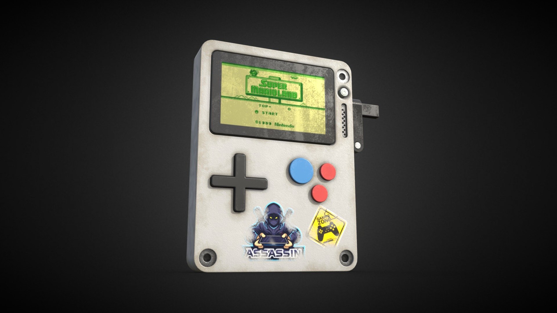 Classic Playdate Handheld Console - Buy Royalty Free 3D model by Shoaib ...
