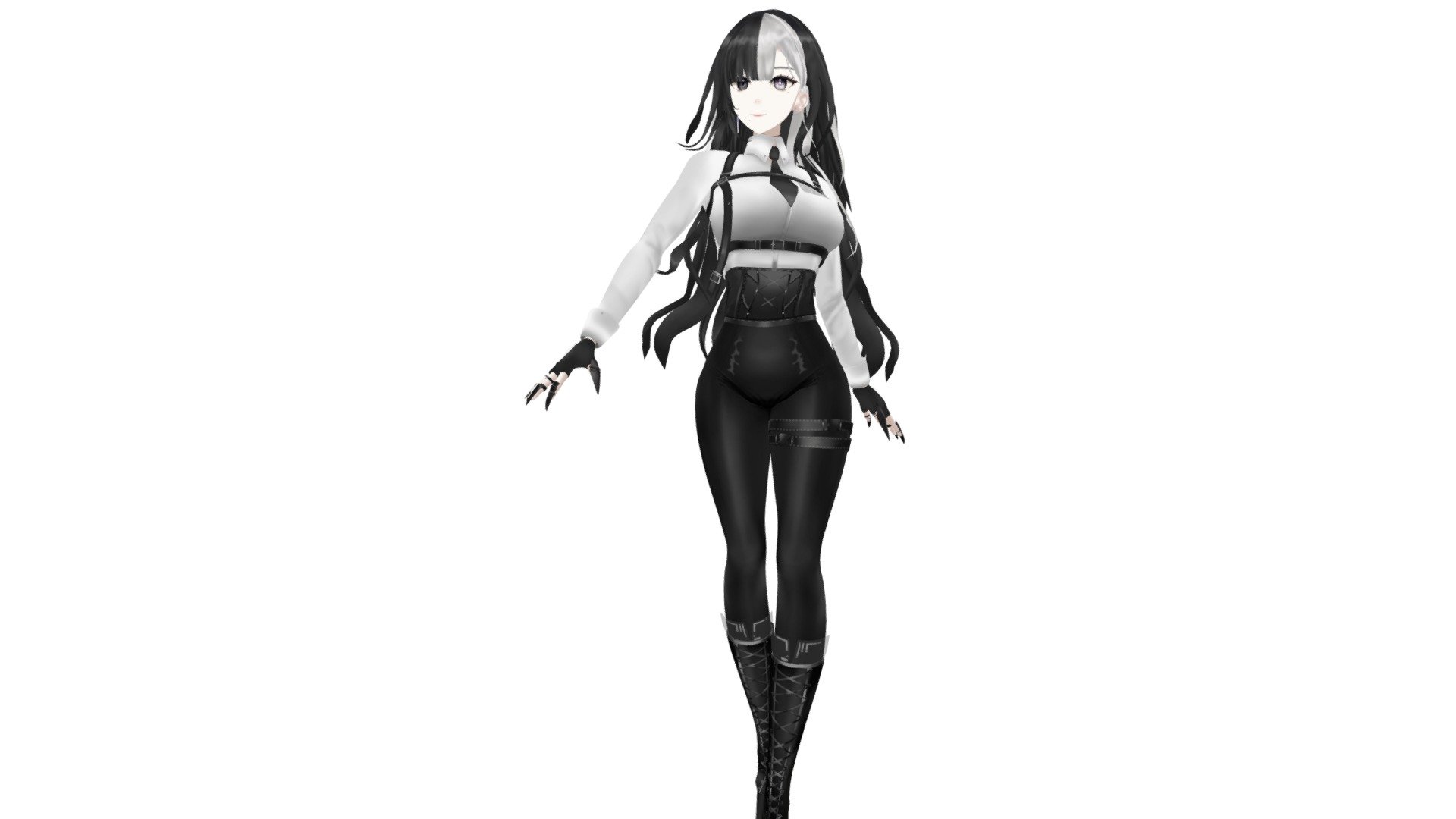 OrihimeVT - VTuber/VRChat Commission - 3D model by Knut3D (@Knuten ...