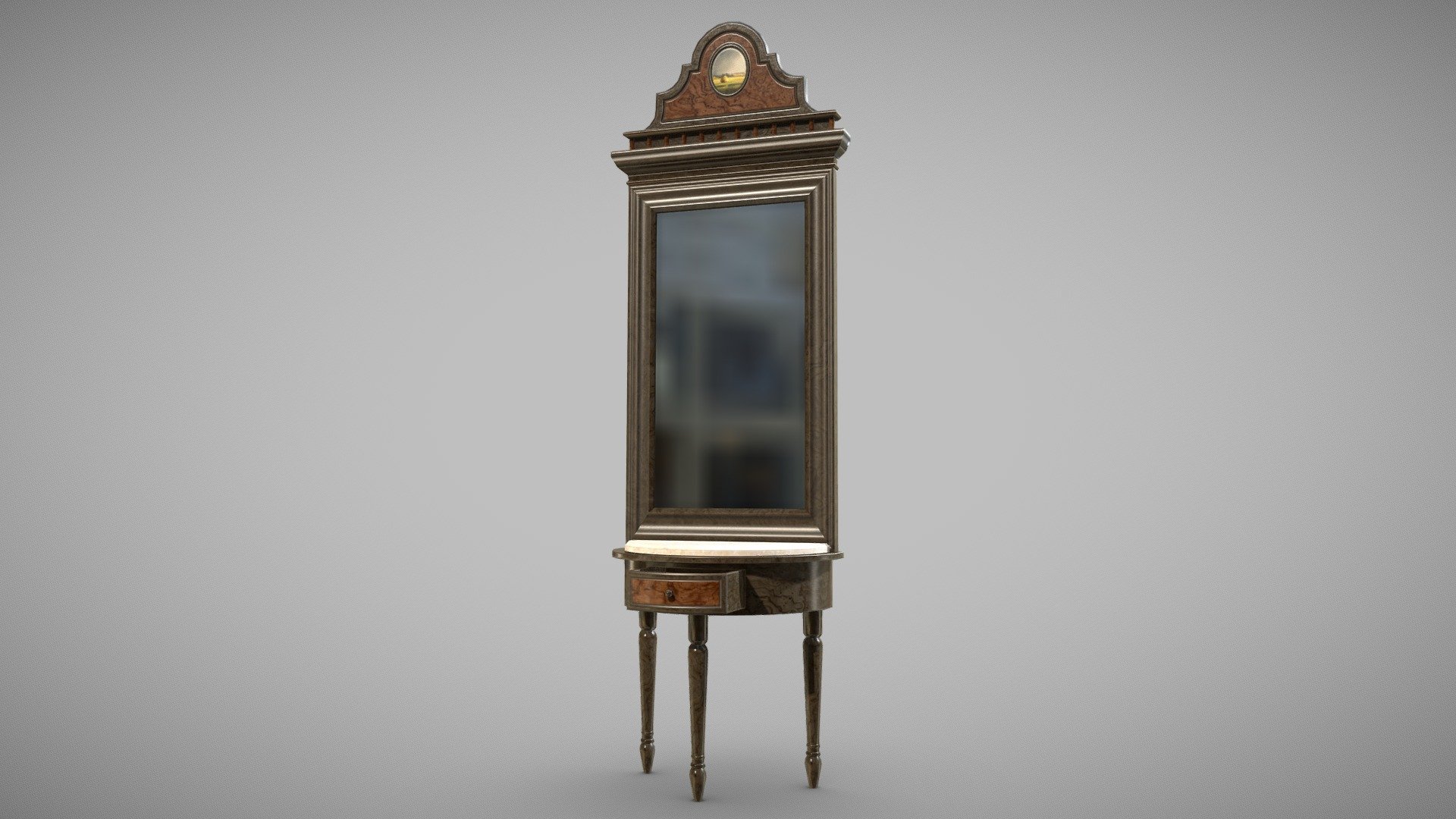 Antique Dressing Table - Buy Royalty Free 3D model by Mikhail ...