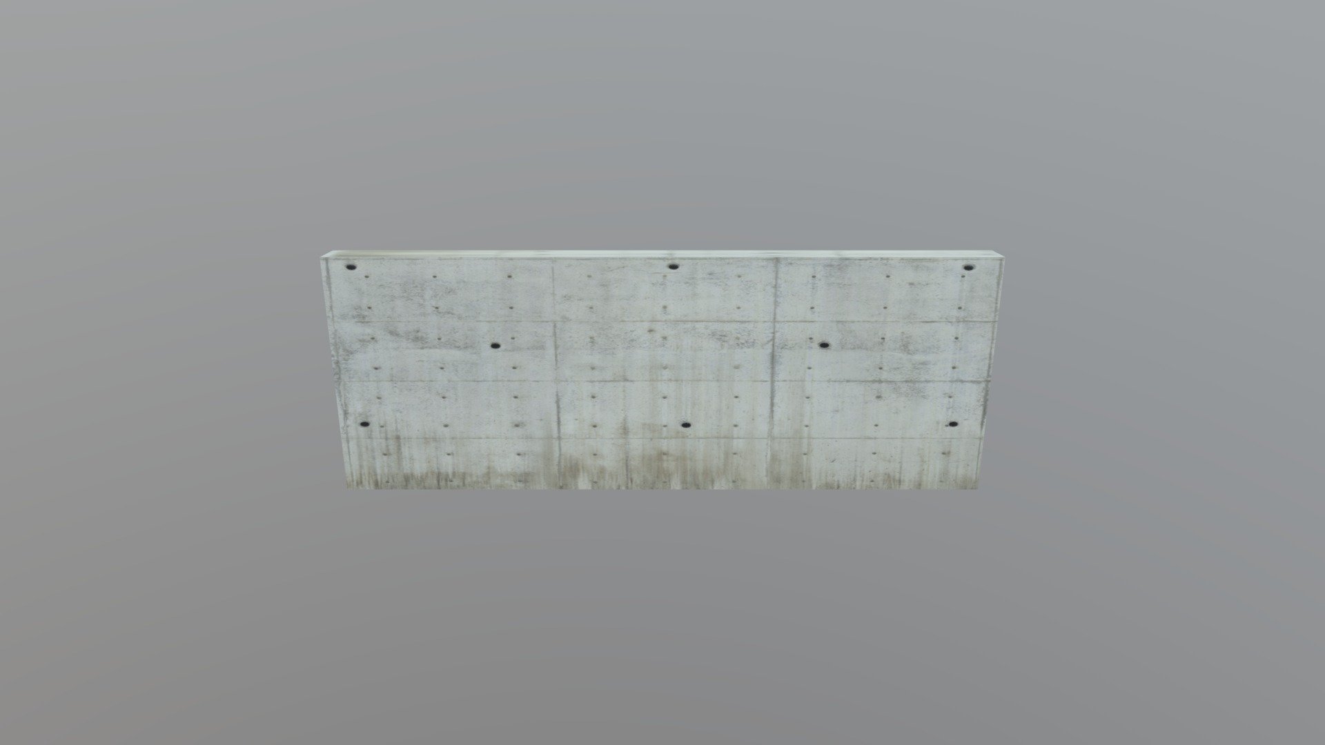 Concrete Wall - Download Free 3D model by patrick-han [9817719] - Sketchfab