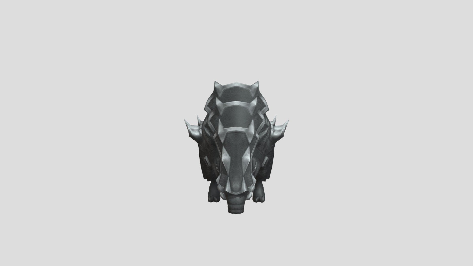 Monster_ Boar_ Armored_ Vari01 King's raid - Download Free 3D model by ...
