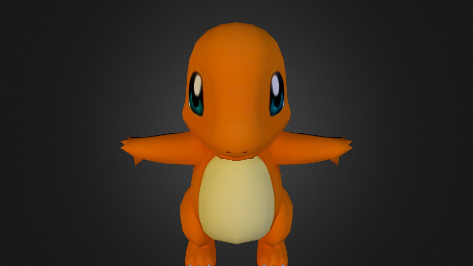 004 - Charmander.zip - 3D model by Maël N. (@arcanis) [9817fb3] - Sketchfab