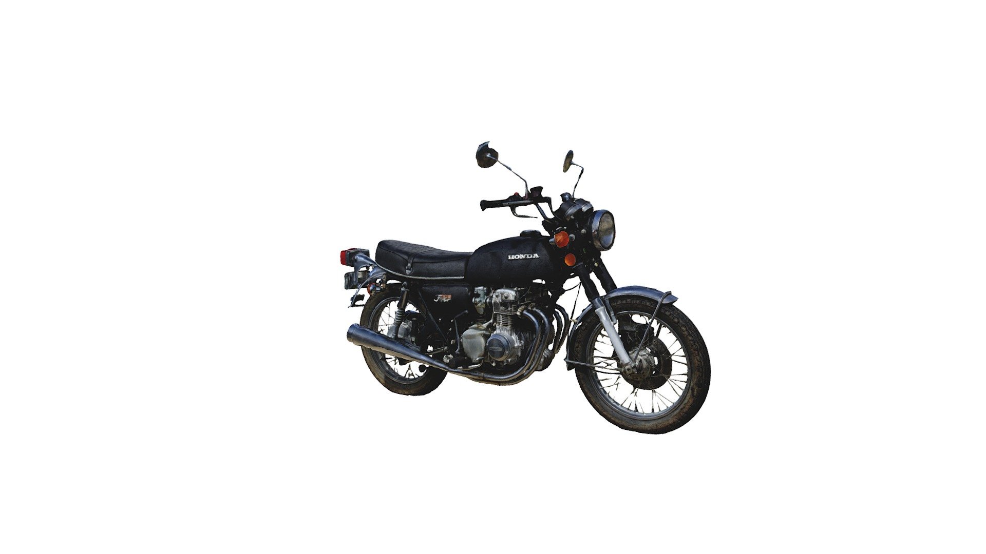 Honda CB350F - Download Free 3D model by Whynotmake [98193c7] - Sketchfab
