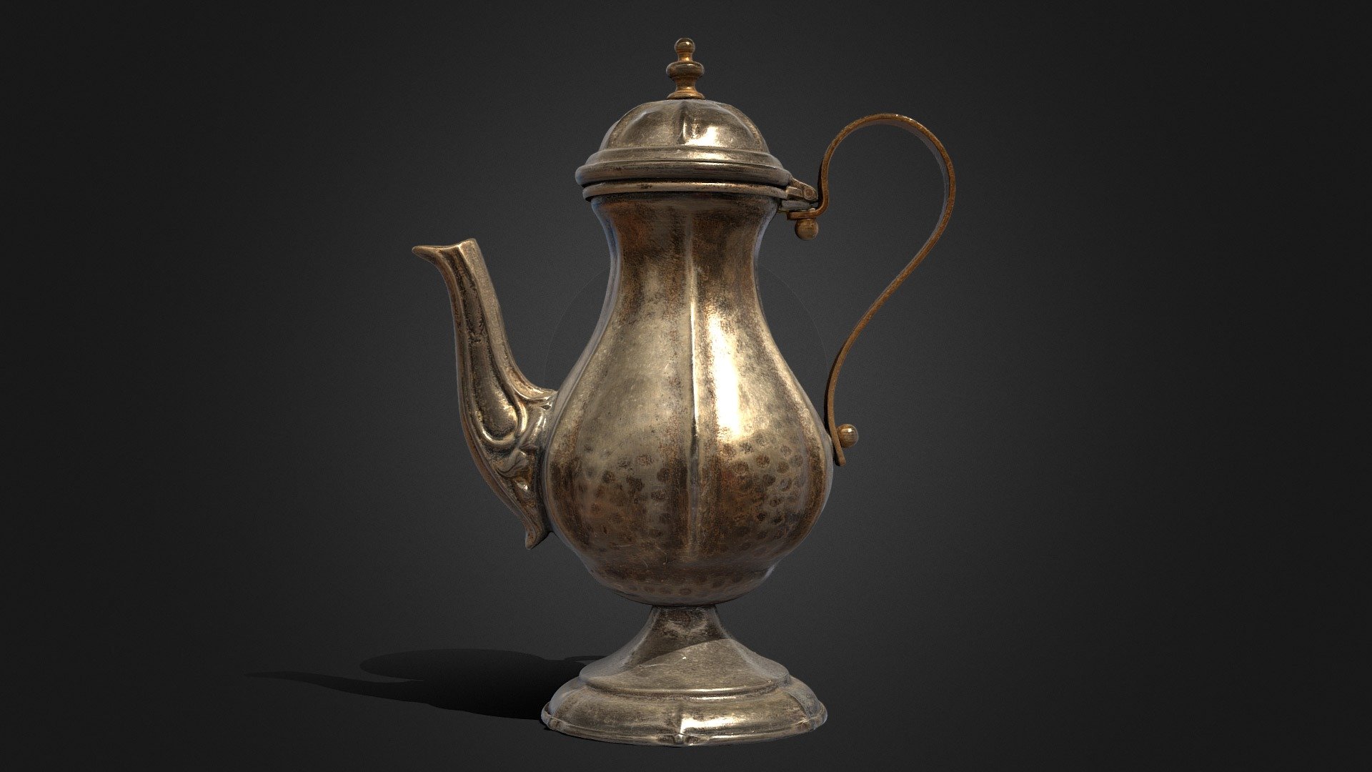 Old Dirty Broken Teapot .::RAWscan::. - Buy Royalty Free 3D model by ...