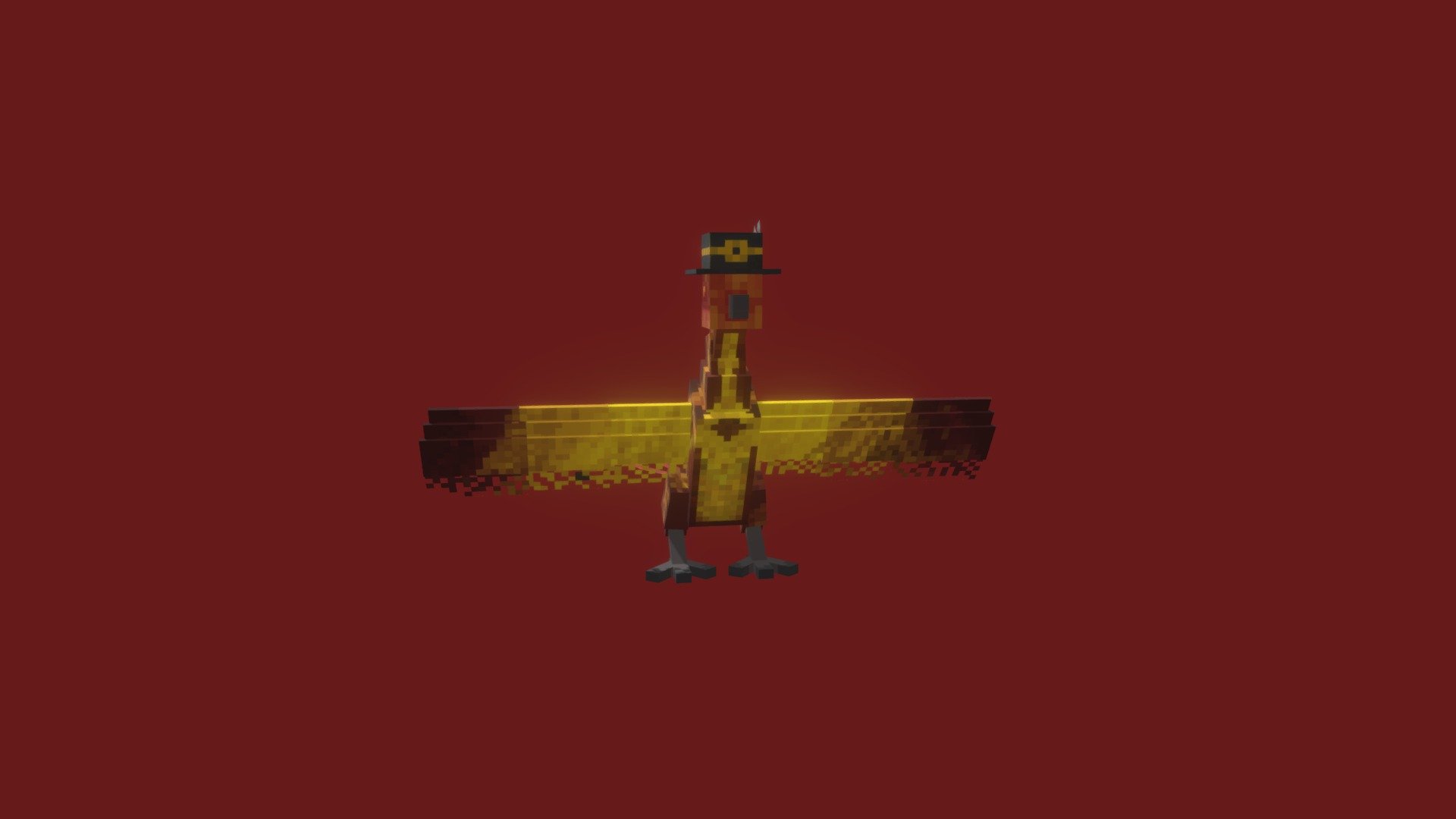 Minecraft Pheonix - 3D model by RiceHat32 [981a410] - Sketchfab