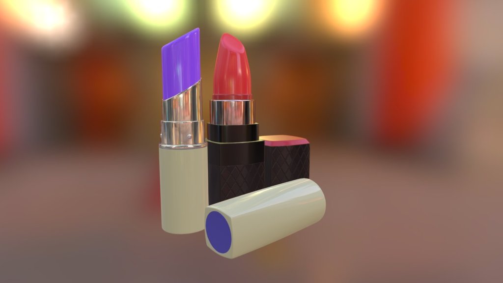 Lipstick - 3D model by abhaynarayan [981bbcd] - Sketchfab