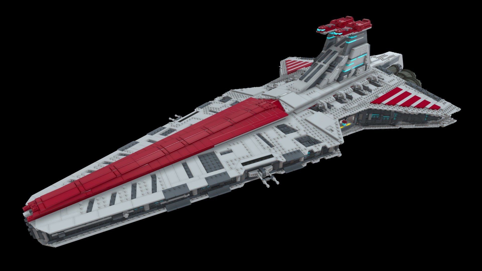 Venator Class LEGO Republic Attack Cruiser - Buy Royalty Free 3D model ...
