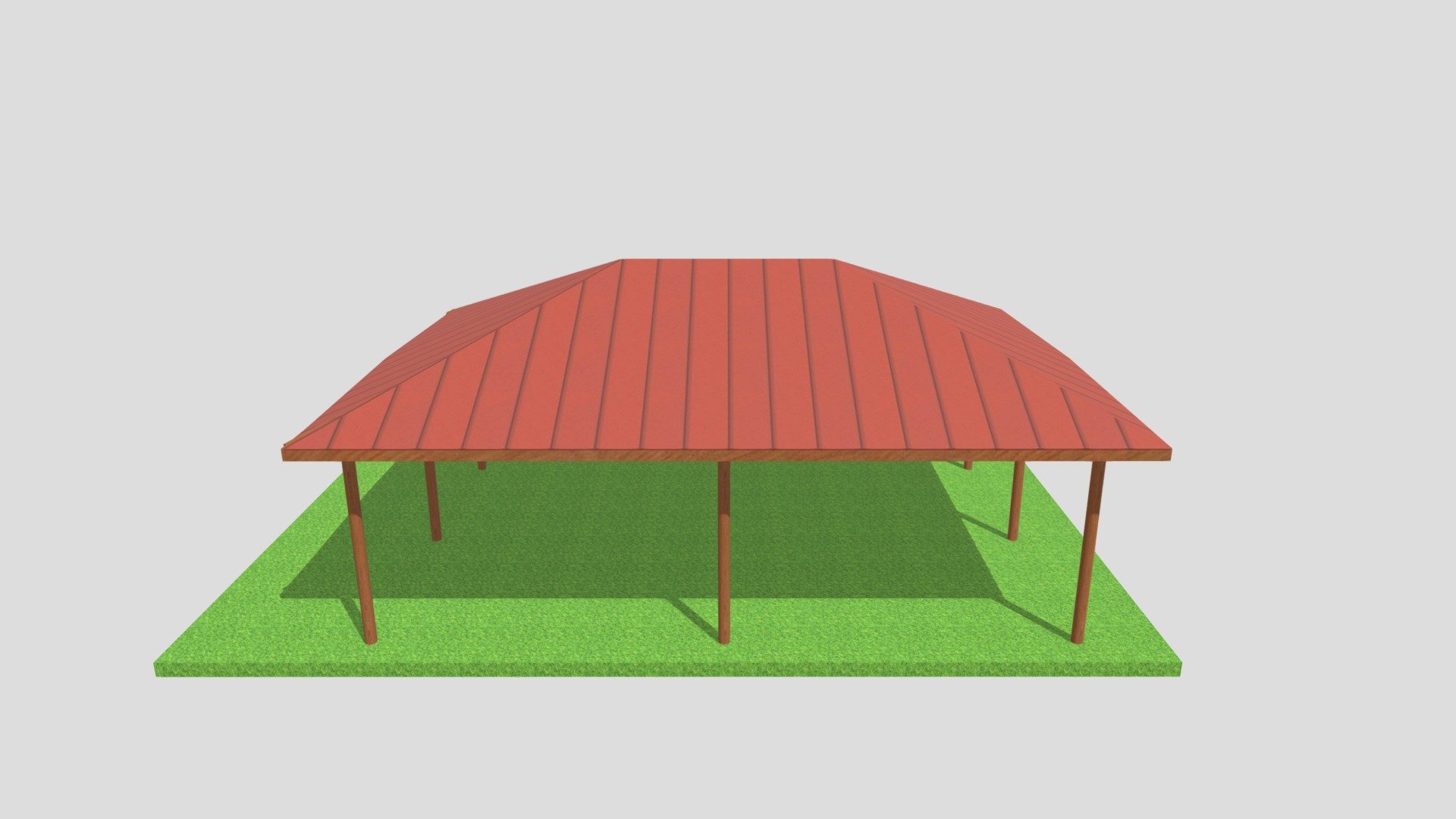 Marcelo Jansen - Quiosque - 3D model by rafakp [981e2b3] - Sketchfab