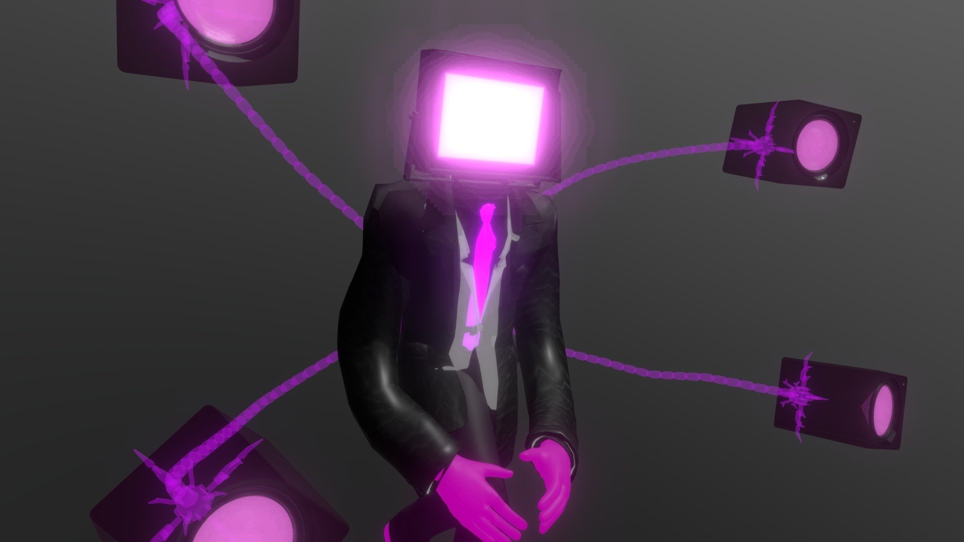 large energyezed tv man - Download Free 3D model by Jeff for no reason ...