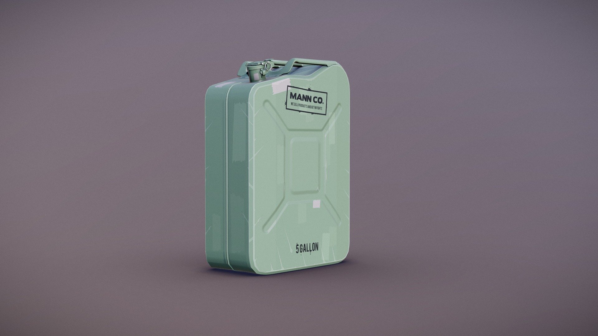 TF2-style Jerrycan (WIP) - 3D model by Forest Katsch (@ForestKatsch ...