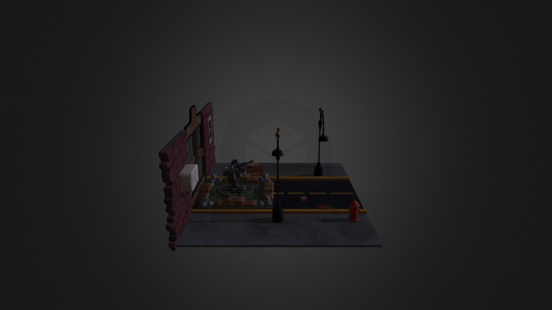 Torreta - 3D model by romelau26 [9821824] - Sketchfab