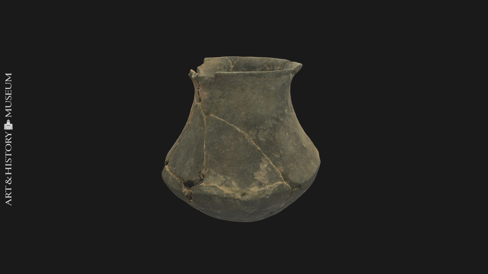 Carinated vase with flaring rim - PG.2000.1366 - Download Free 3D model ...