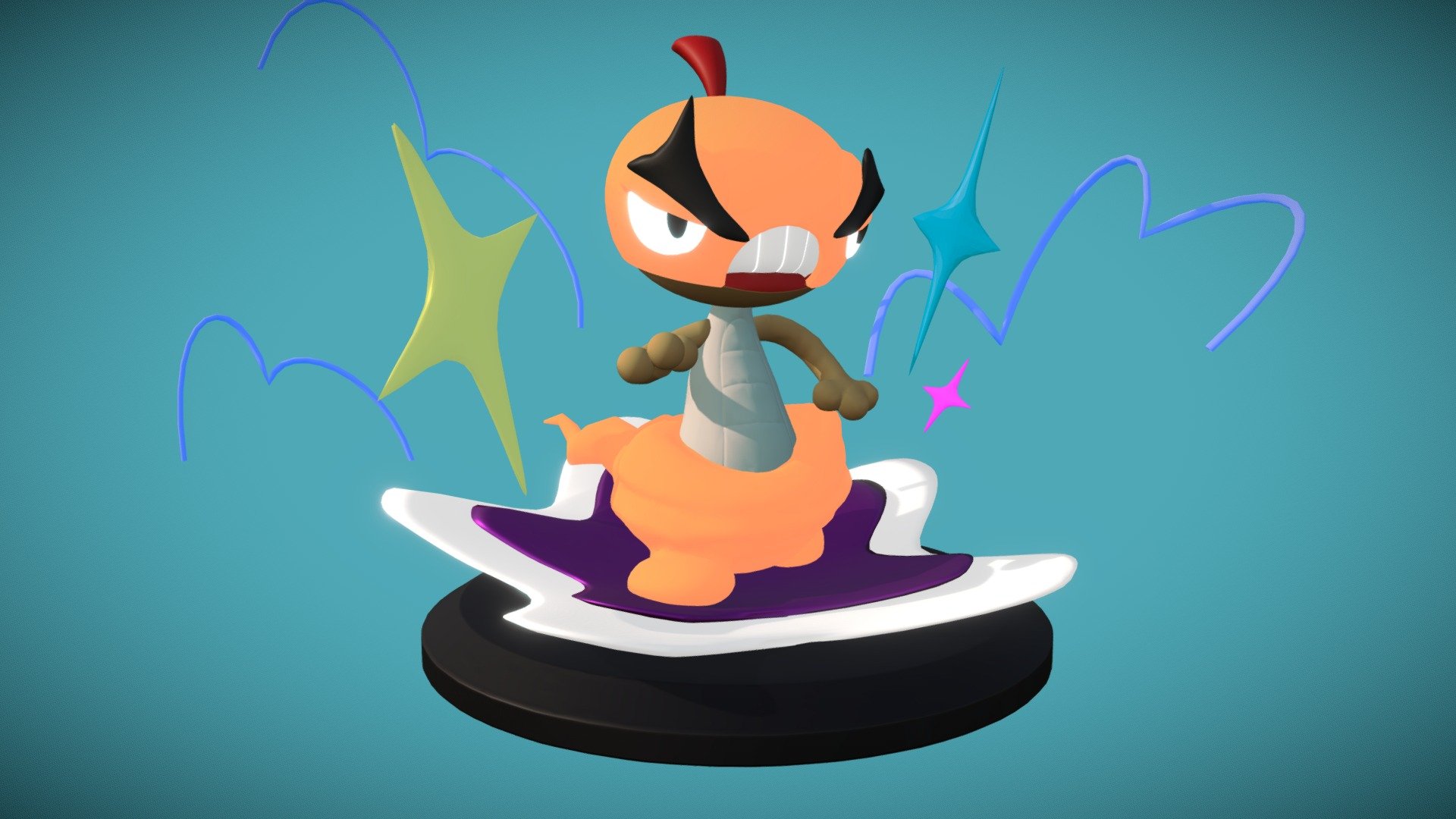 scraggy-sculpting1 - 3D model by arnulfoNM [98245e4] - Sketchfab