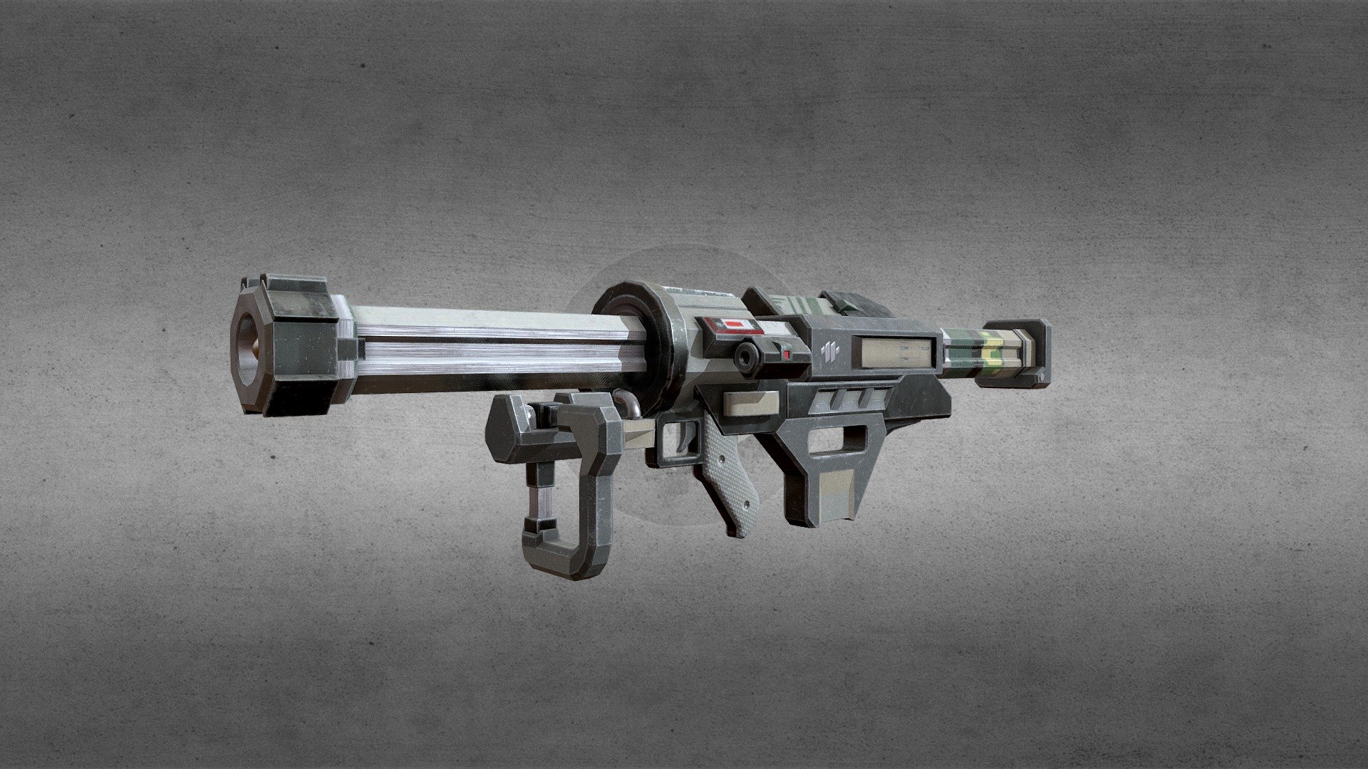 Bazooka Shooter (in game) - 3D model by N.Renard [98248a3] - Sketchfab