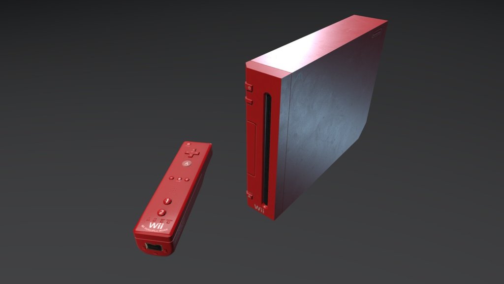 Nintendo Wii & Wii mote - Download Free 3D model by synthetic worlds ...