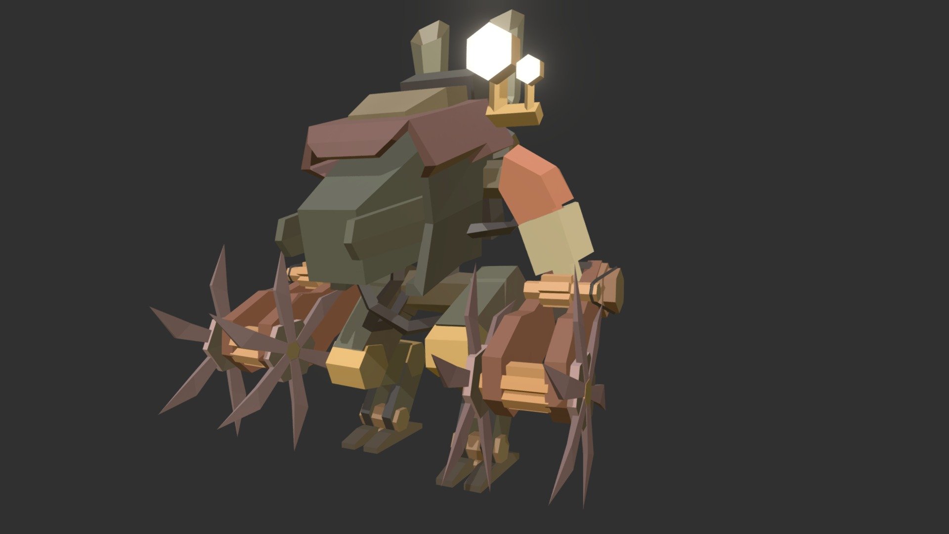 Swashbuckler Mech - 3D model by josluat91 [9824fa3] - Sketchfab