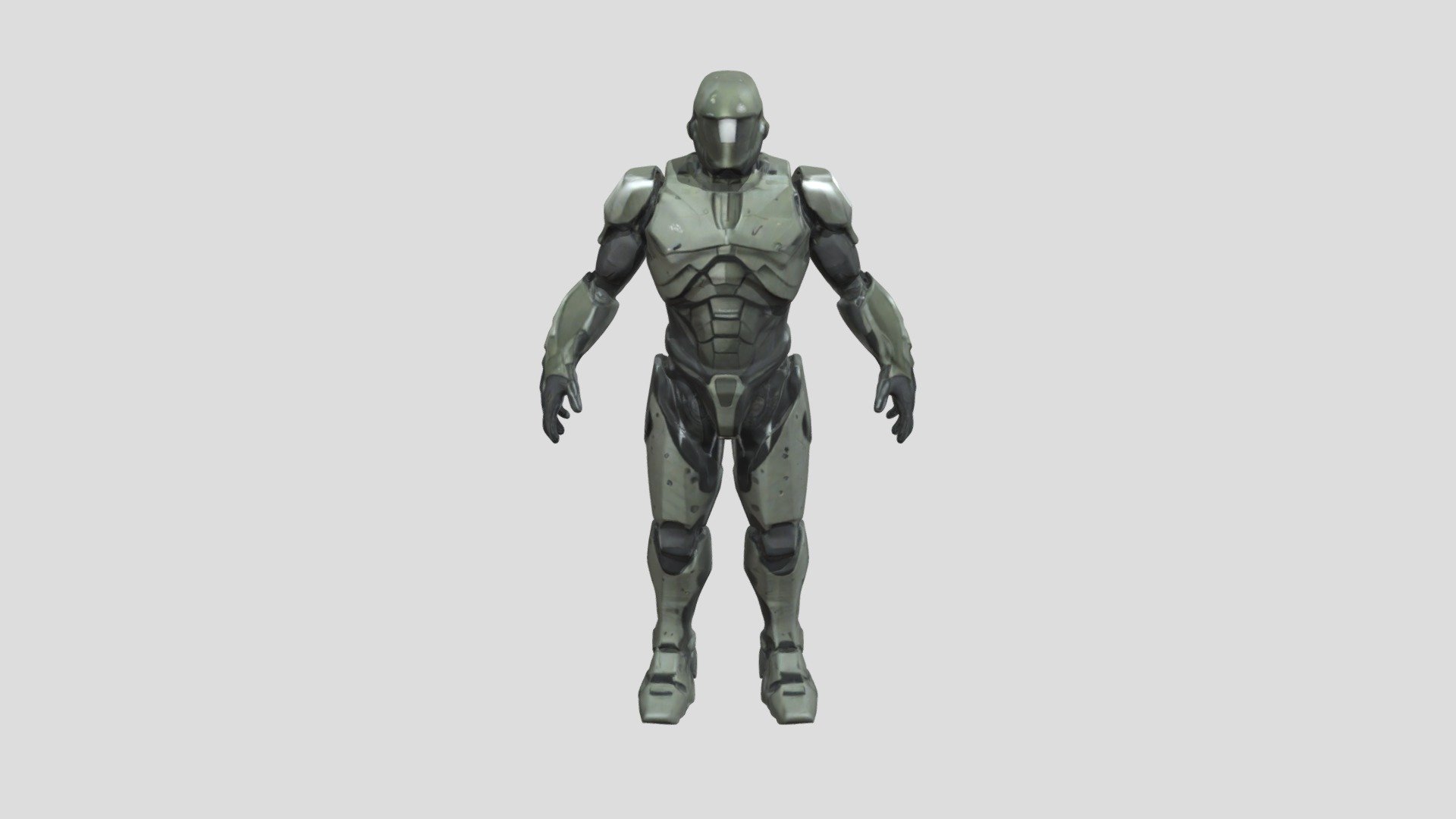 futuristic robot - 3D model by kumisblekrakha [9825482] - Sketchfab