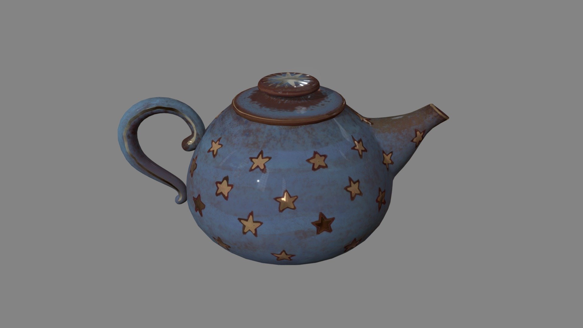 A low-poly stylized Dreamer's Teapot - 3D model by dari_nocani ...