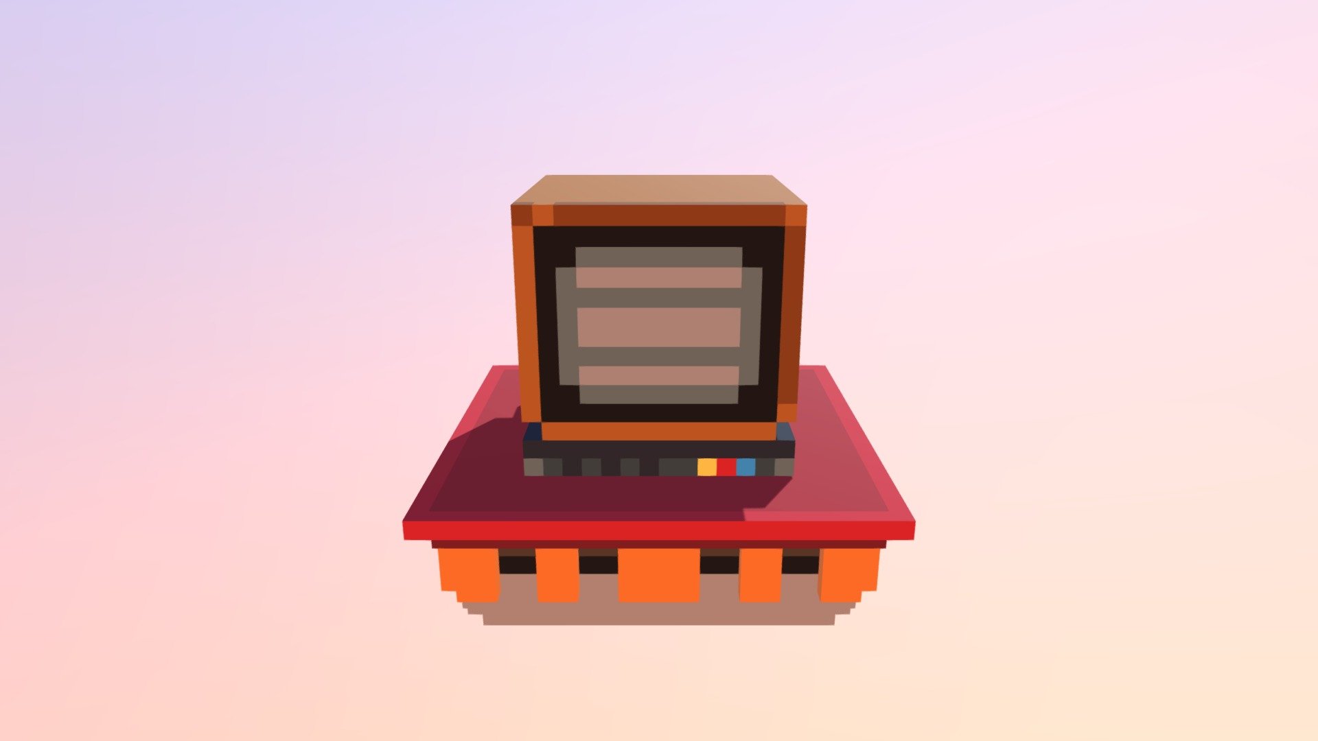 Duck TV - Download Free 3D model by JamJar316 [982957a] - Sketchfab