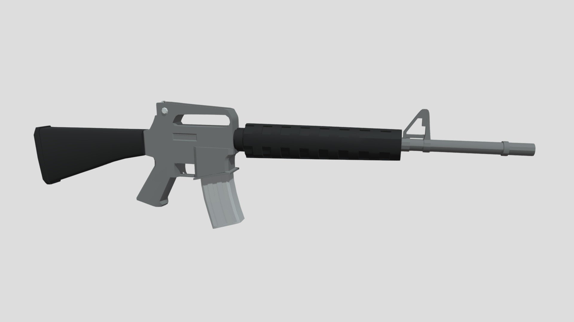M16 low poly - Download Free 3D model by Nicolas Brum (@nickormy ...