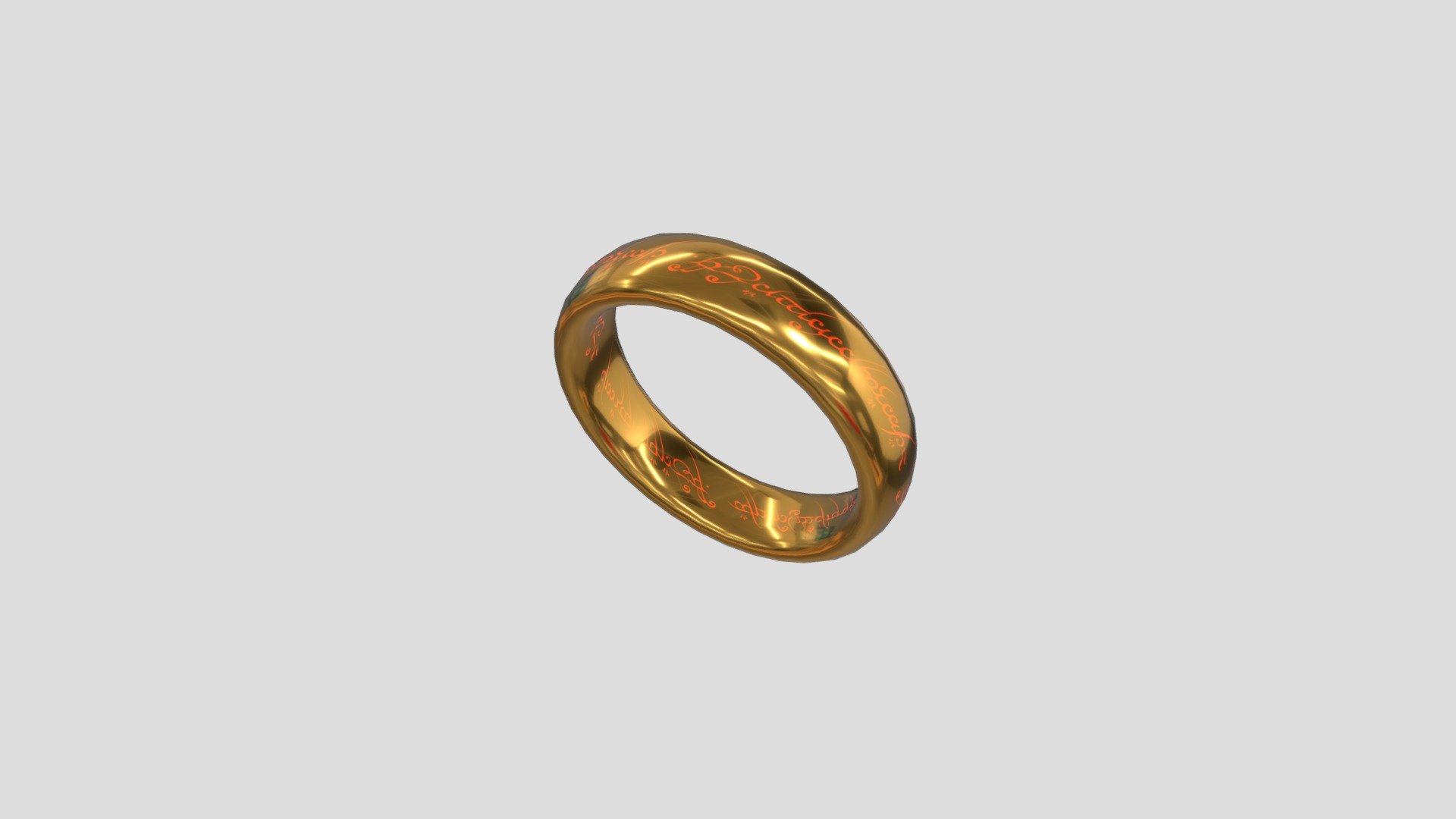 The one ring: lord of the rings - Download Free 3D model by onirix ...
