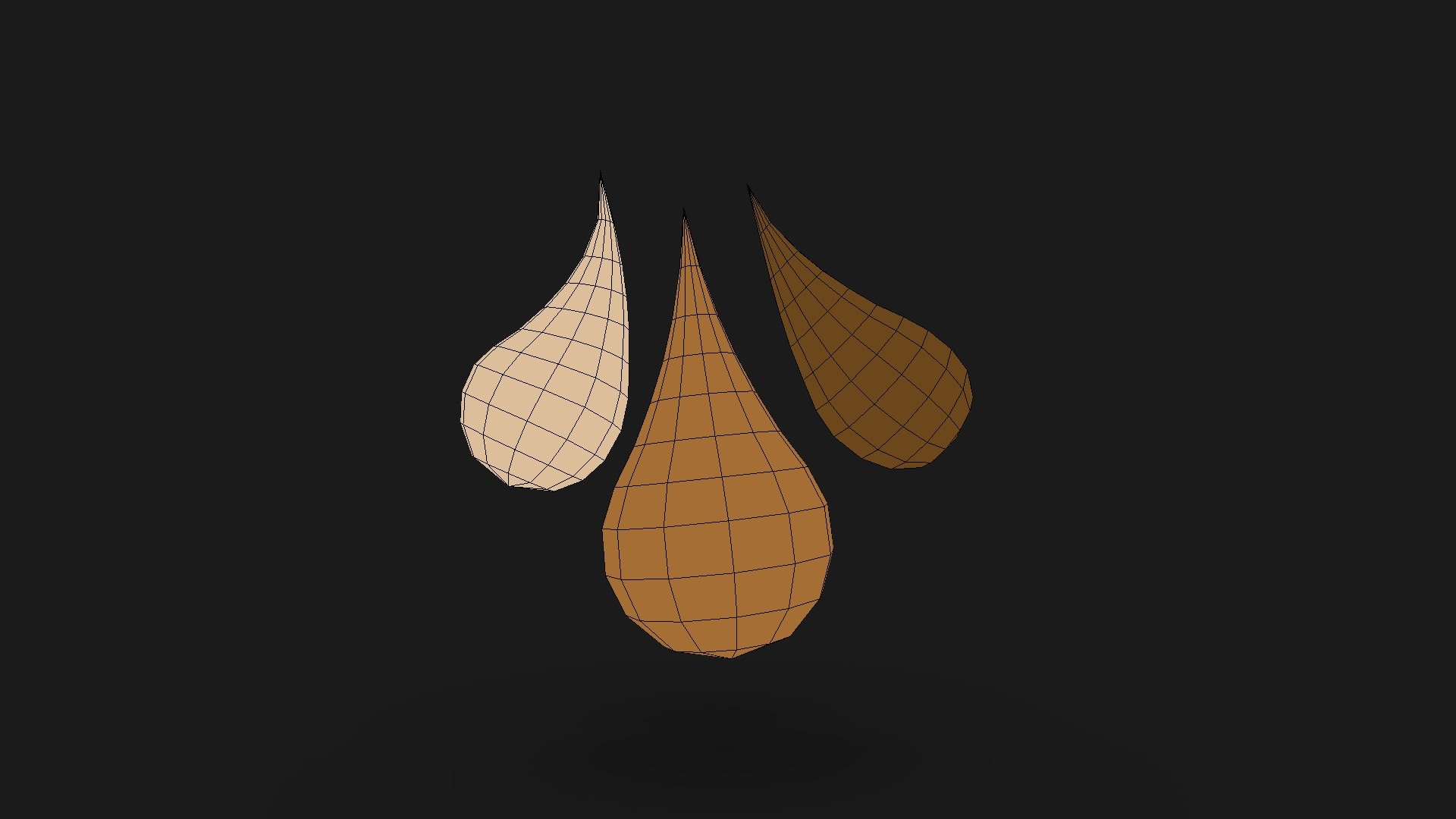 Drops - 3D model by f1sher [982acc1] - Sketchfab