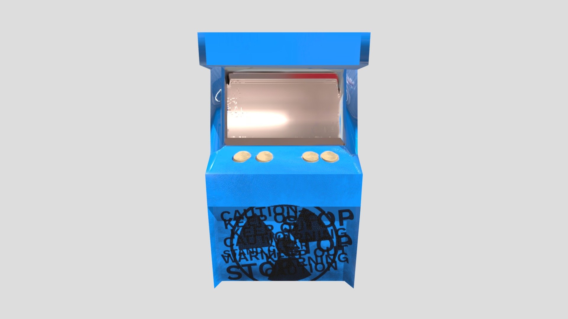 complete arcade machine - 3D model by schmimms [982ad81] - Sketchfab