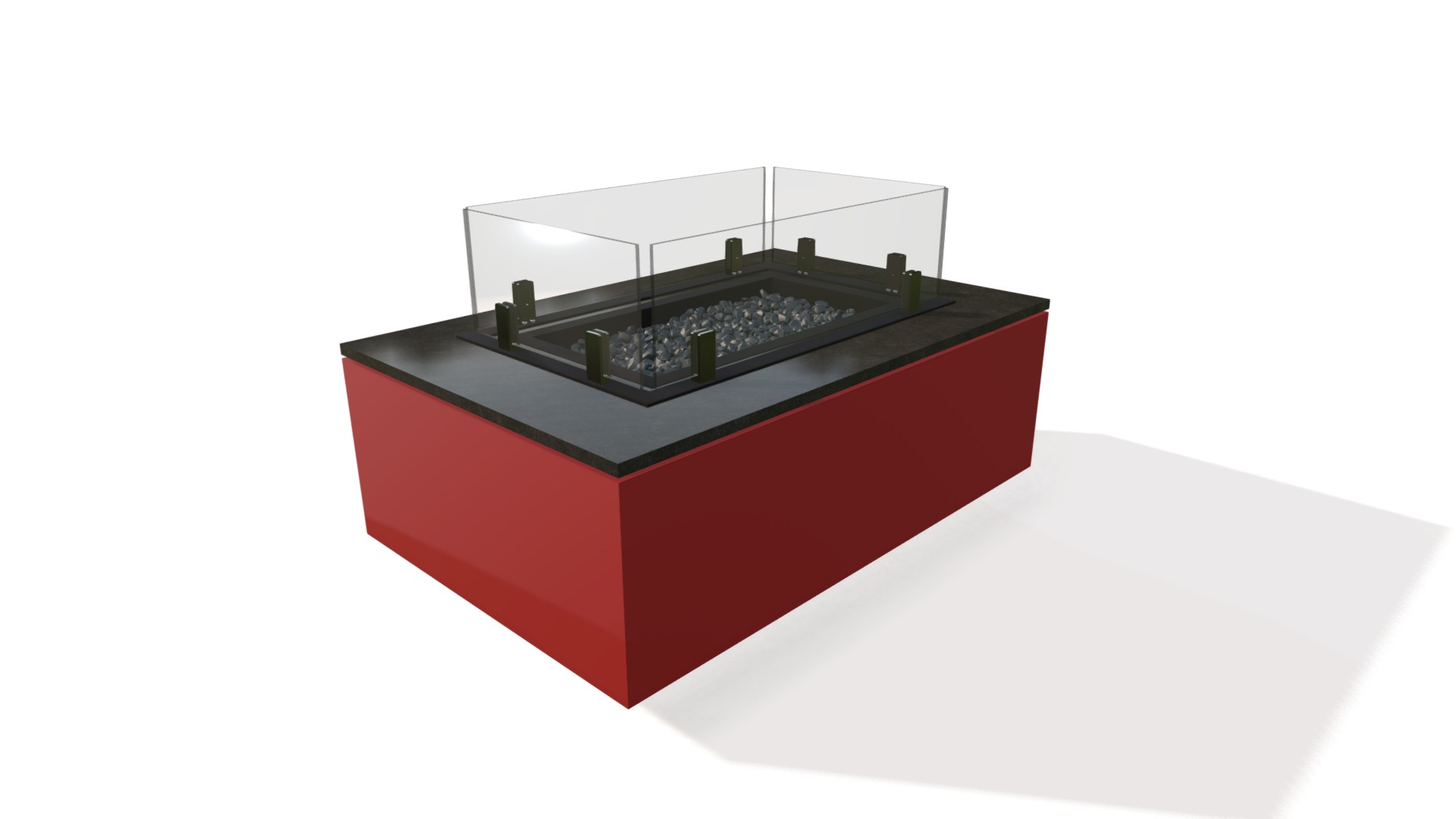 Fire-pit Square - 3D model by Bowen Studios (@bowenstudios) [982af81 ...