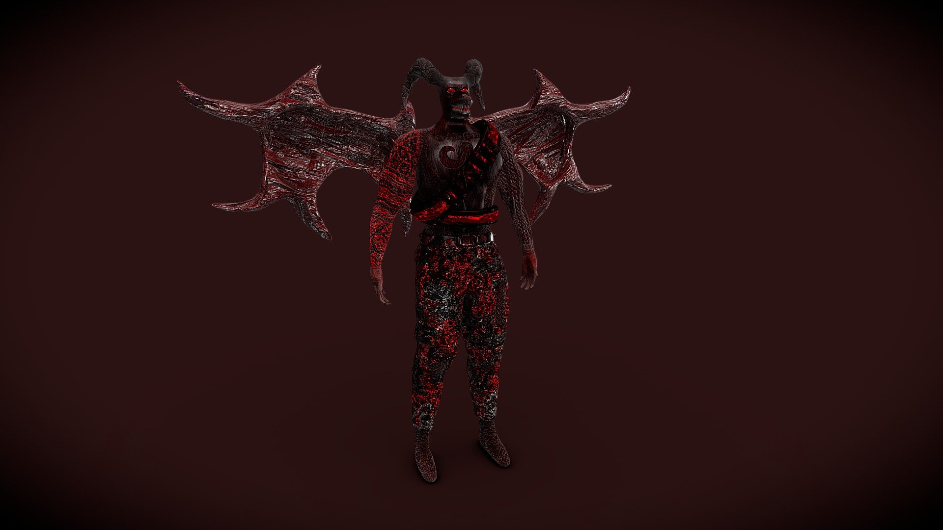 Personaje del infierno - 3D model by Santiago Pastor (@santiagopastor19 ...