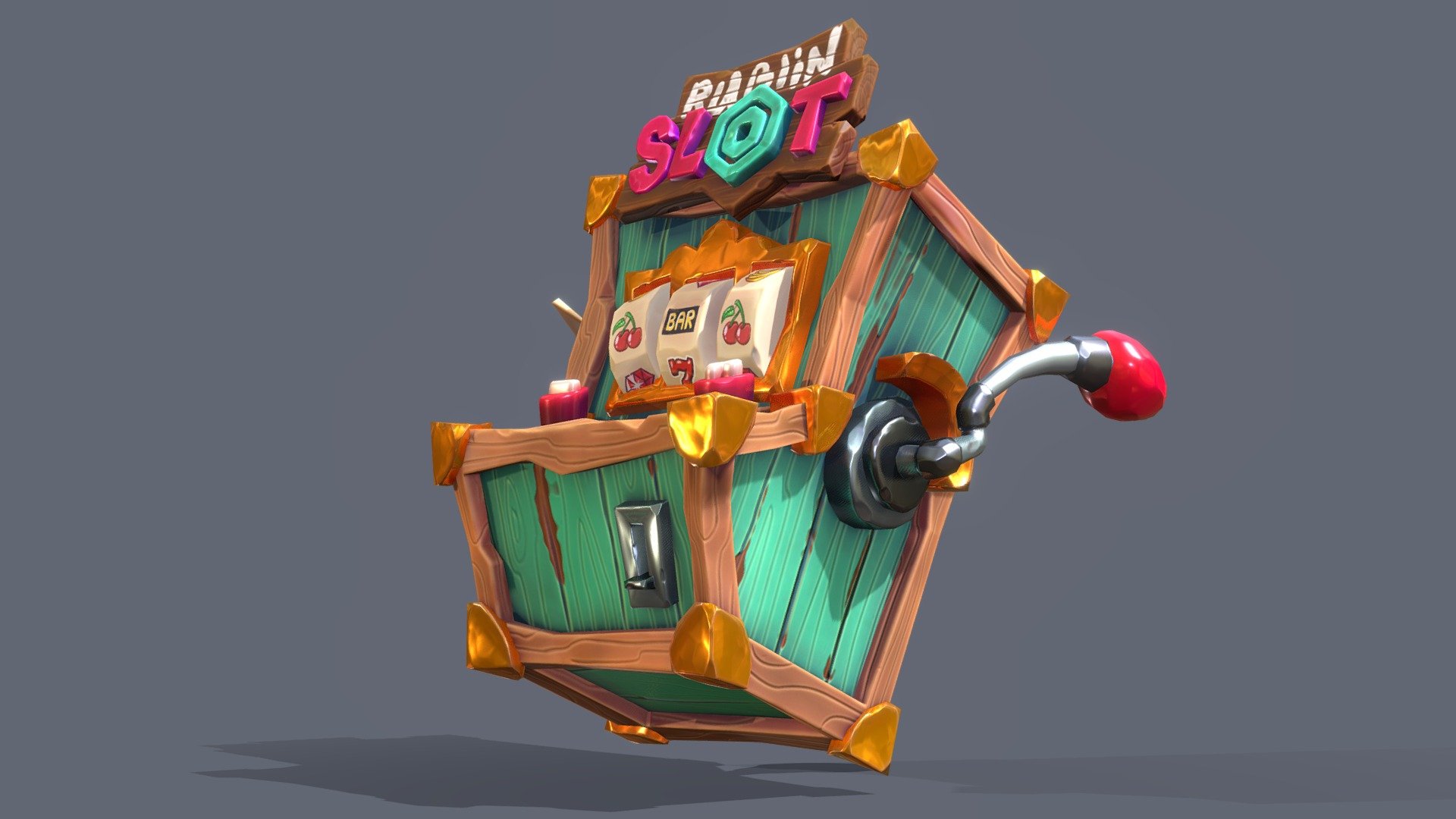This Slot Machine is Alive!!! - 3D model by Vladimir Abashin (@UncleV89 ...