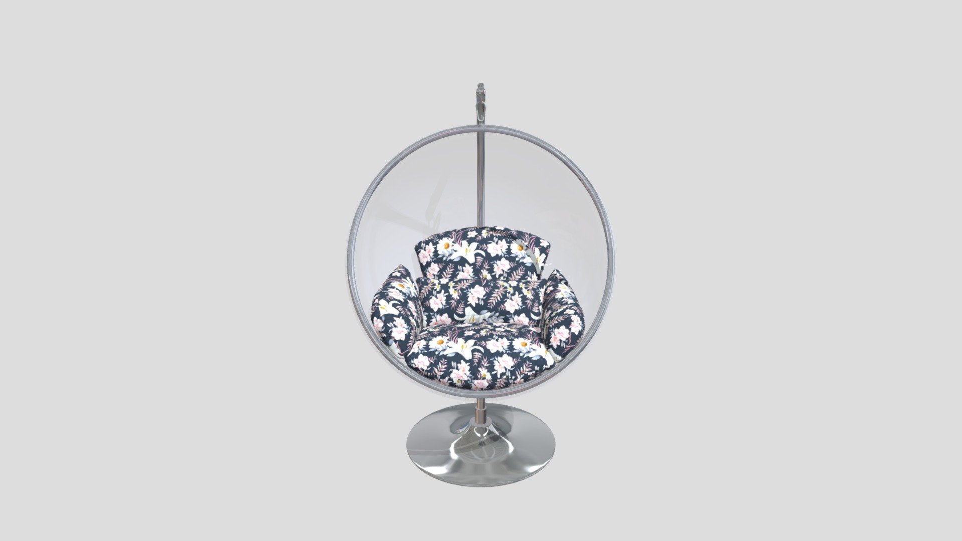 Indoor Glass Ball Chair Swing - 3D model by Pradeep.Kumar2 [982efcd ...