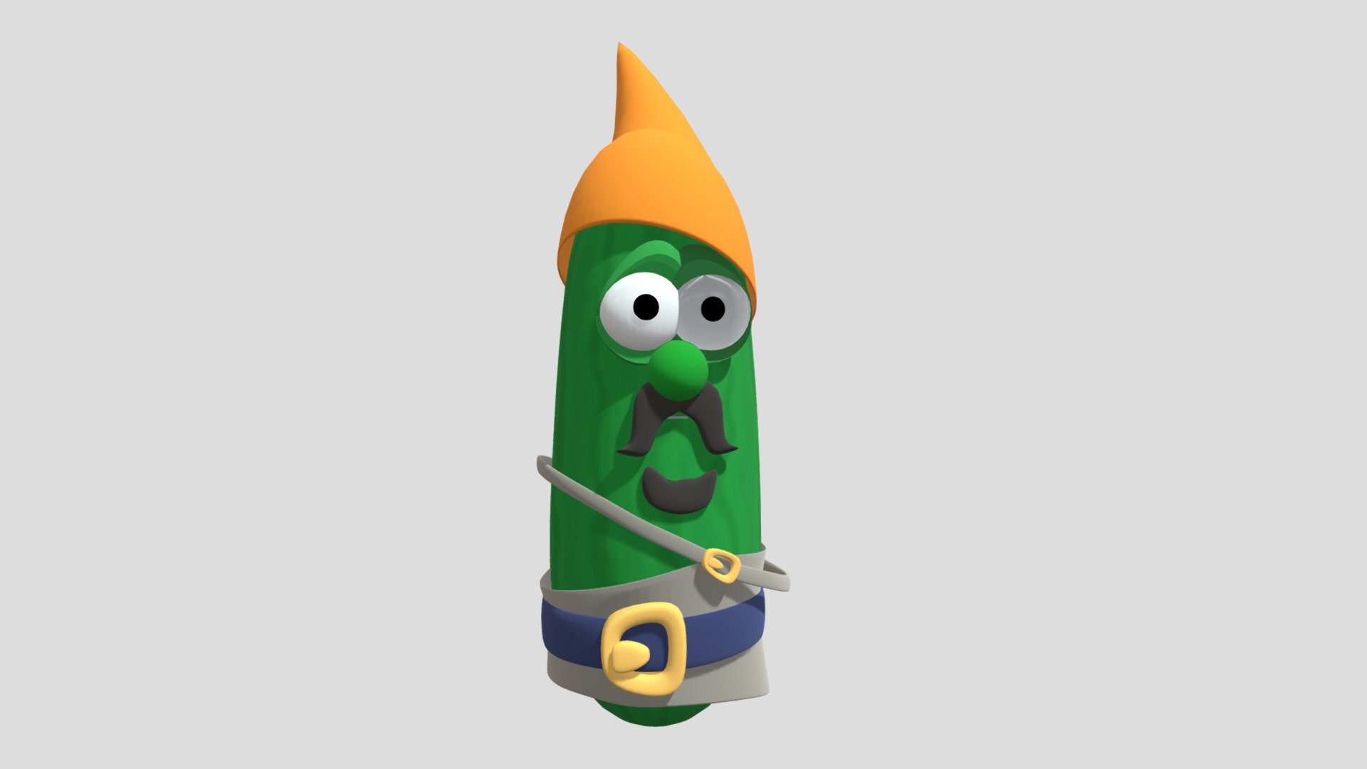 Pirate Larry (Cheese Curl Hat) - Download Free 3D model by Janice ...