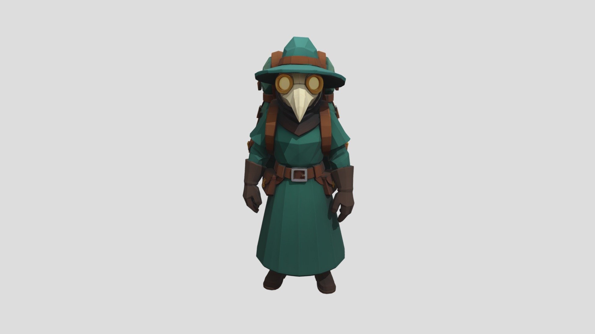 The Plague Doctor - Download Free 3D model by biberidolik [98307c0 ...