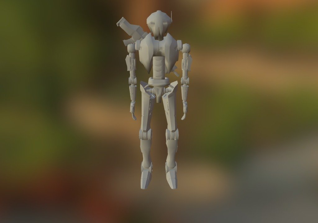 HK-47 (armed) - 3D model by Yael Vázquez (@jazzyaelo) [9830d2c] - Sketchfab