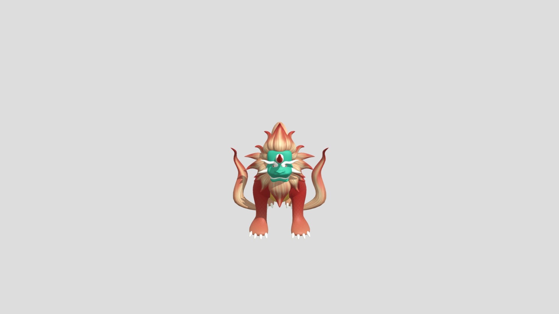 Monster Nian - 3D model by hanhuilu1 [983245e] - Sketchfab