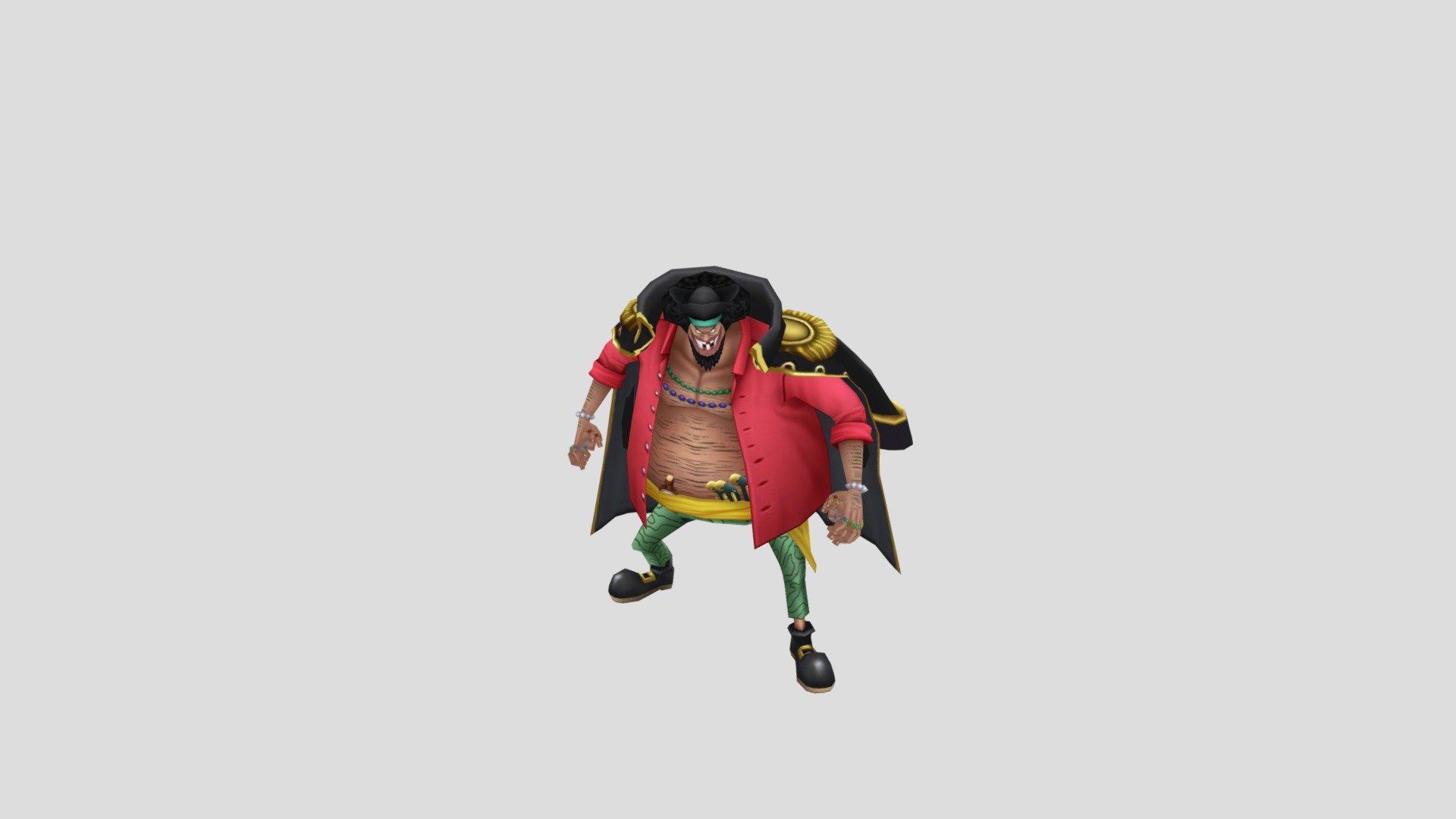 one piece bounty rush blackbeard - Download Free 3D model by emperor ...