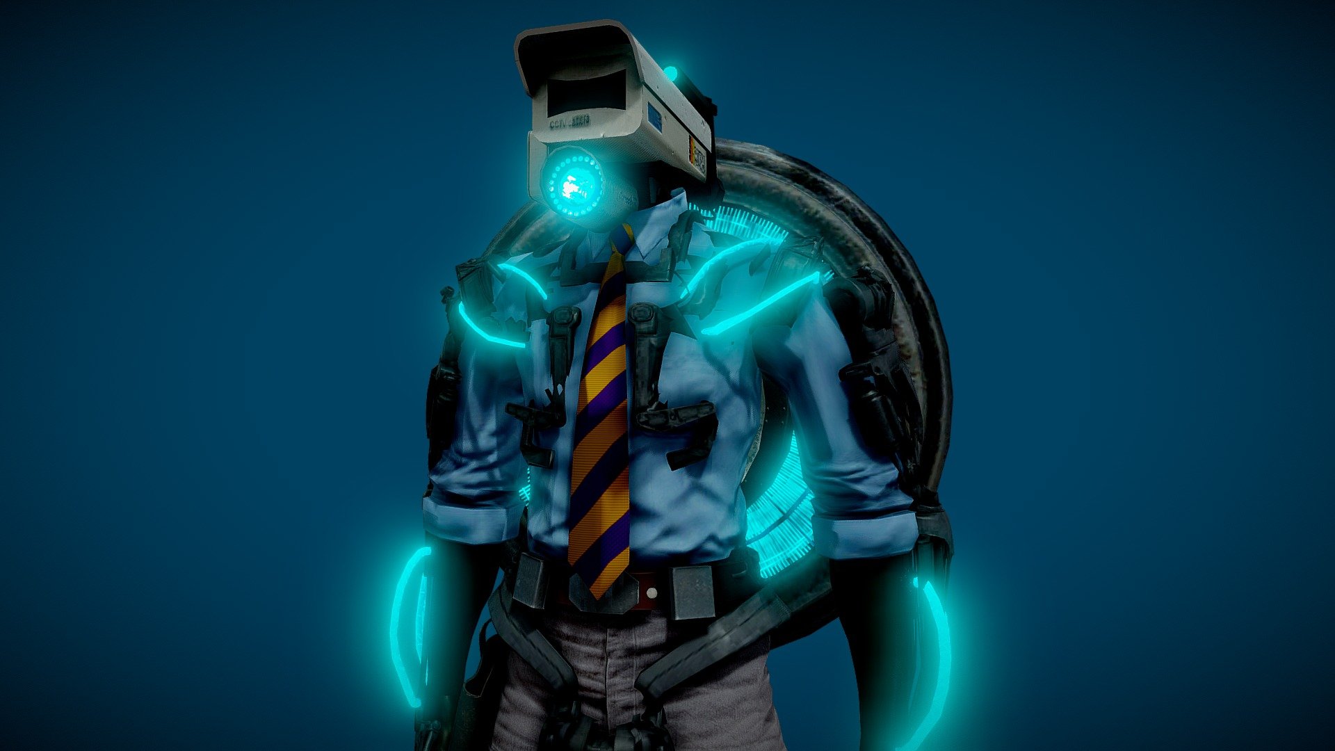 CH4D Cameraman - Download Free 3D model by Elite Big Speakerman ...