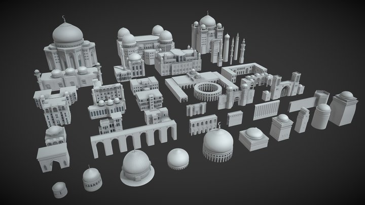 Islamic-architecture 3D models - Sketchfab